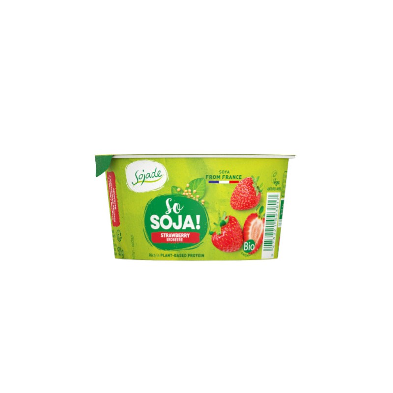 Yogur soja fresa SOJADE 150 gr BIO